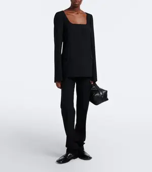 Calvin Klein Andy Large Leather Top-handle Bag