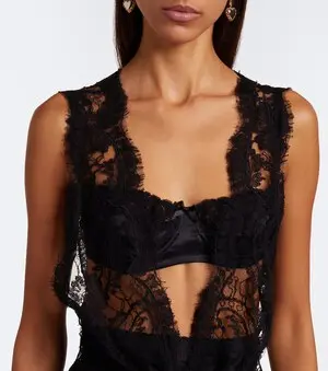 Dolce & Gabbana Lace Midi Dress