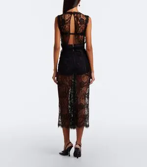 Dolce & Gabbana Lace Midi Dress