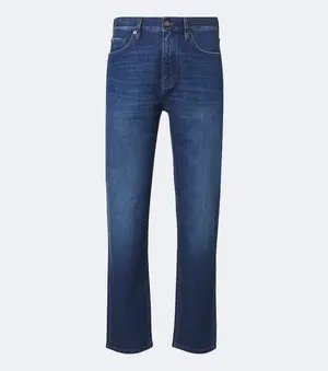 Zegna Faded Slim Jeans - Blue