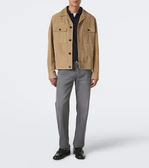 Zegna Faded Slim Jeans - Grey