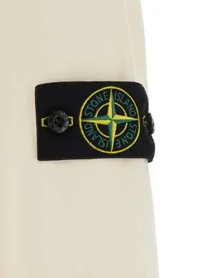 Stone Island Summer Sweatshirt With Crew Neck, Long Sleeves, Logo Patch