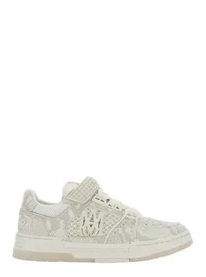 Amiri Beige Sneakers With Contrast Details - Cream