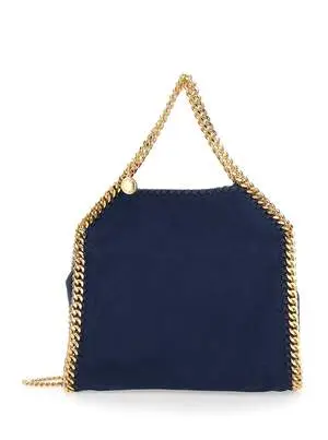 Stella McCartney Falabella Mini Bag Alter Suede With Blue Suede Details And - Multicolor