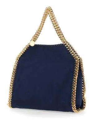 Stella McCartney Falabella Mini Bag Alter Suede With Blue Suede Details And - Multicolor