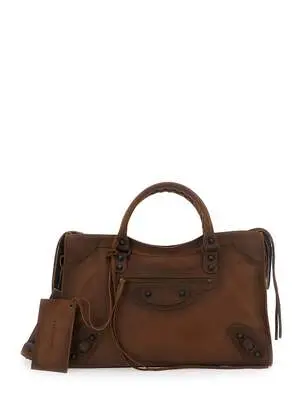 Balenciaga Le City Bag M Vintage Goat Leather - Brown