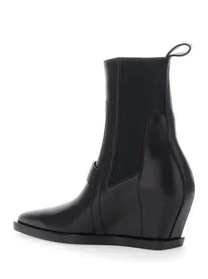 Rick Owens Sharp Wedge Sliver Ankle Boots