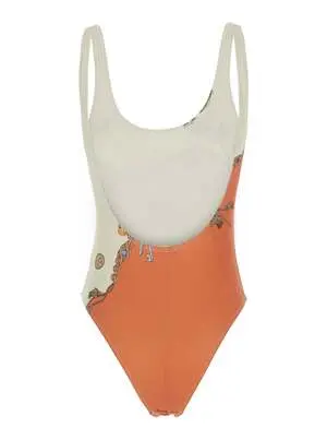 Versace Swimsuit Stolen Jewelry Print