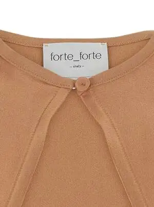 FORTE_FORTE Satin Envers Cape For