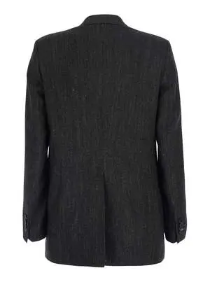 Tagliatore Jacket With Elegant Details In Tech Fabric