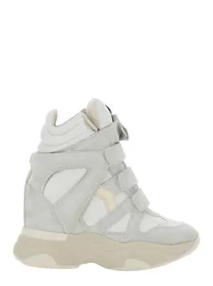 Isabel Marant Étoile Balskee-gz Sneakers With Rubber Sole And White Tech Fabric Upper For - Multicolor