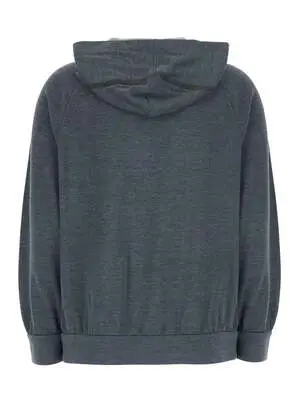 Brunello Cucinelli Blend Cotton Hooded Sweatshirt