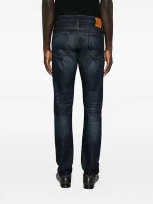 TOM FORD Jeans With Belt Loops And Logo Patch