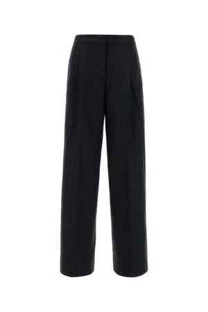 JIL SANDER Embroidered Wool Pant - Multicolor