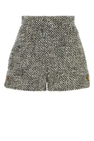 Versace Skirt Responsible Bicolour Wool Boucle - Multicolor