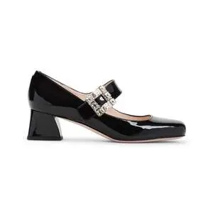 ROGER VIVIER Tres Strass Babies 45 Pumps - Black