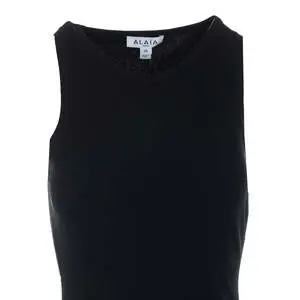 Alaïa Pleated Sheer Dress