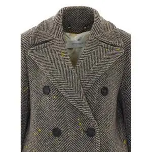 GOLDEN GOOSE Golden Chevron Double Breasted Coat