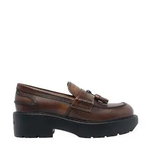Miu Miu Tassels Loafers - Brown