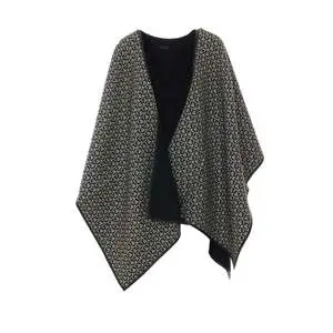 FERRAGAMO Gancini Reversible Poncho