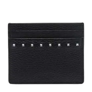 Valentino Garavani Rockstud Cards Holder - Black