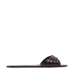 Saint Laurent Babylone Flat Sandals - Red