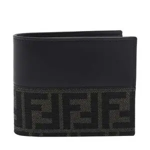 Fendi Ff Jacquard Bifold Wallet