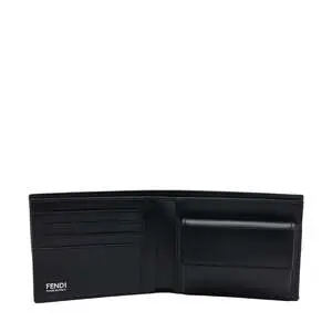 Fendi Ff Jacquard Bifold Wallet