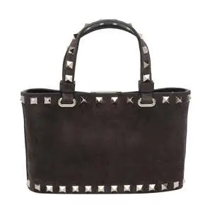 Valentino Garavani Mini Suede Rockstud Handbag