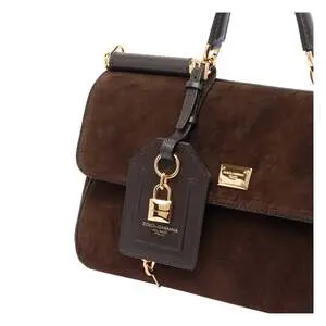 Dolce & Gabbana Suede Handbag - Brown