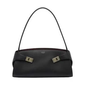 FERRAGAMO East-west Hug Shoulder Bag - Black