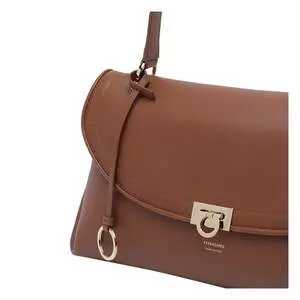 FERRAGAMO Gancini Logo Shoulder Bag