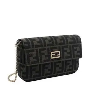 Fendi Ff Jacquard Tube Wallet On Chain