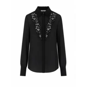 Fendi Georgette Shirt - Black