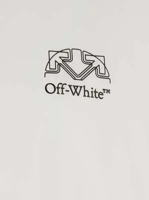 Off-White Shirt With Long Sleeves And Collar In For