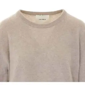 LISA YANG Maren Short Sleeves Sweater - Cream
