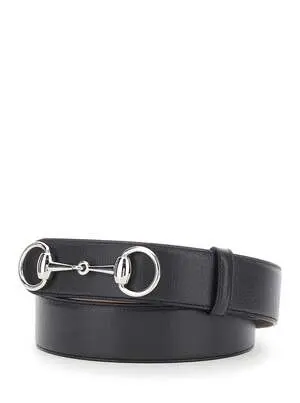 Gucci Morsetto Leather Belt