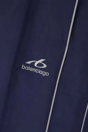 Balenciaga Contrast Piping Logo Trousers