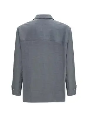 Brunello Cucinelli Virgin Wool Jacket With Pockets