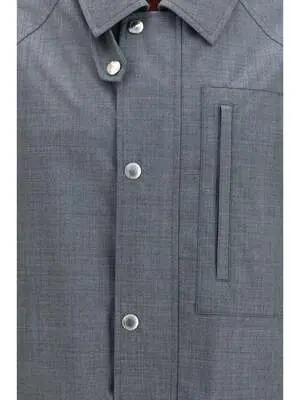 Brunello Cucinelli Virgin Wool Jacket With Pockets