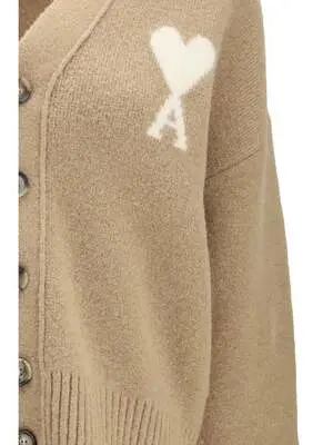 AMI Paris De Coeur Alpaca Cardigan
