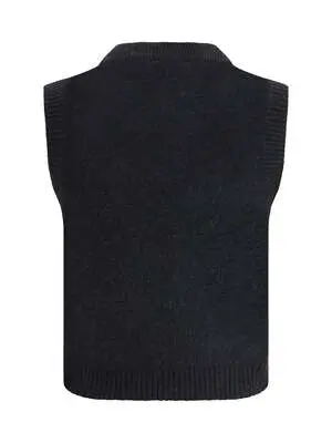 GANNI Graphic Wool Vest