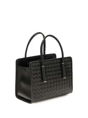 Bottega Veneta Intrecciato Handbag - Black