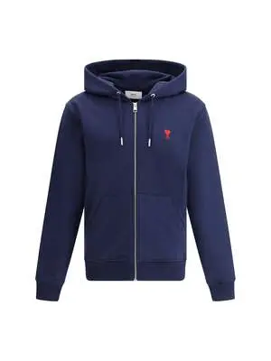 AMI Paris Logoed Hoodie