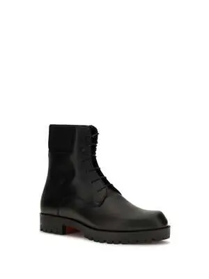 CHRISTIAN LOUBOUTIN Trapman Tct 2 Leather Ankle Boots