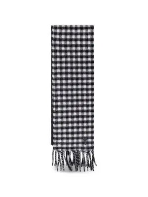 AMI Paris Scarf White "echarpe De Coeur - Black