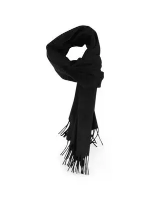 LARDINI Fringed Cashmere Scarf