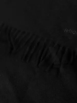 LARDINI Fringed Cashmere Scarf