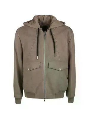 Moose Knuckles Hooded Wool Jacket
