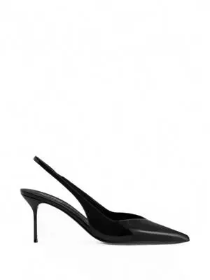 Paris Texas Lidia Pointed-toe Slingback Pumps - Black